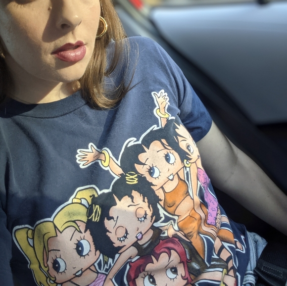 Tops | Boop World Betty Boop Spice Girls Tshirt | Poshmark